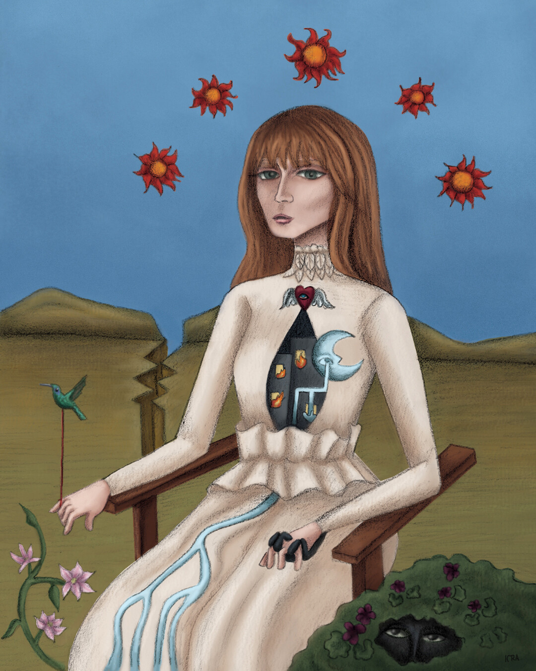 ArtStation - Florence Welch portrait