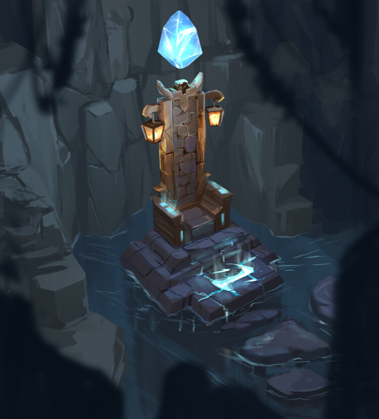 ArtStation - Cave chair