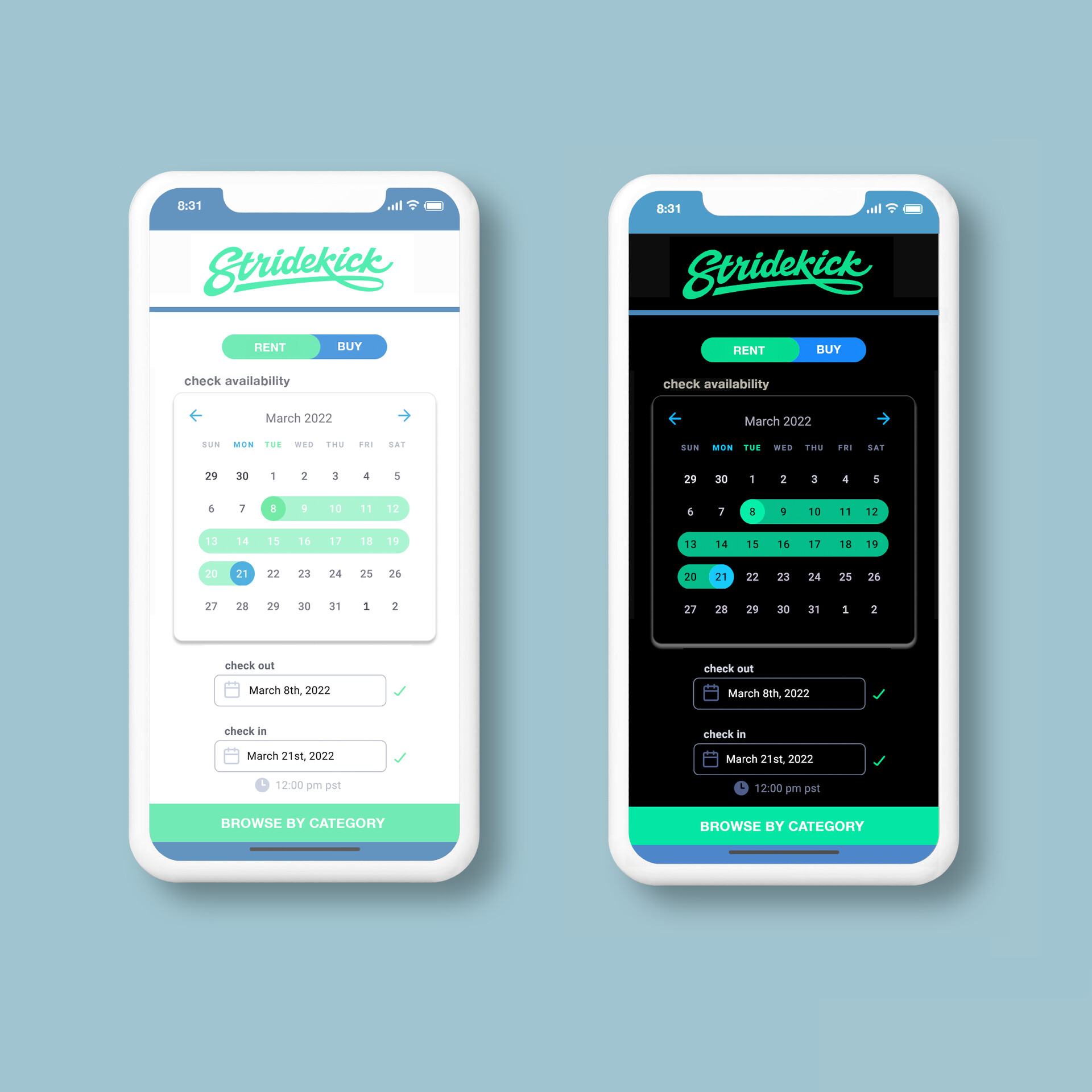 ArtStation - Light / Dark UI
