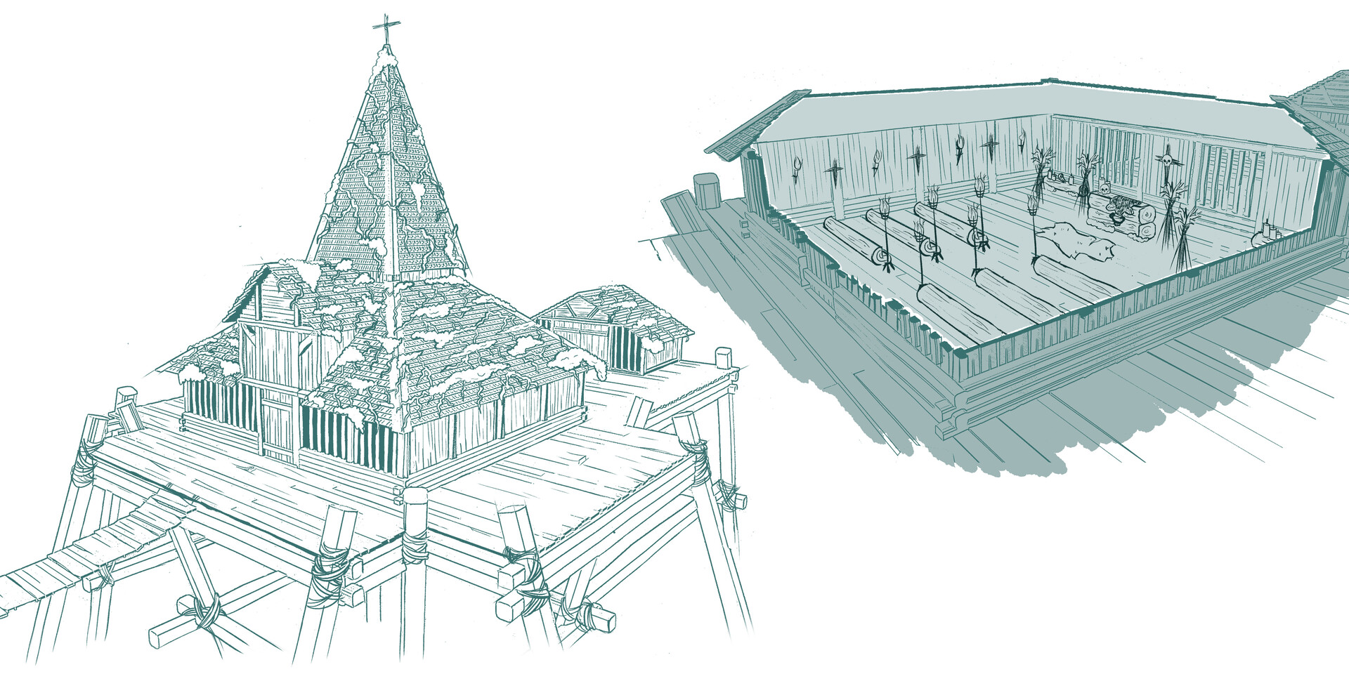 ArtStation - River Cult Chapel