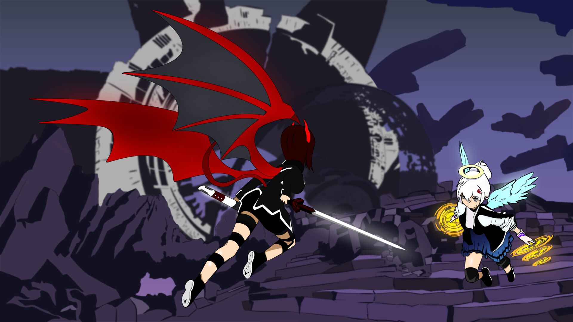 ArtStation - fight of Angels