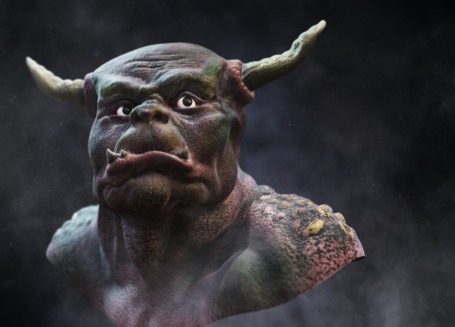 ArtStation - "Finnish forest troll" - Creature design