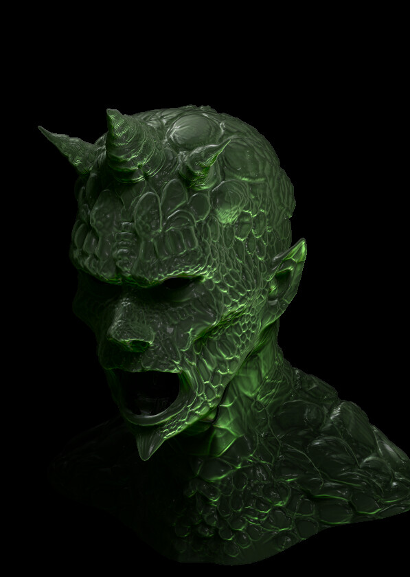 ArtStation - Lizardman Portrait