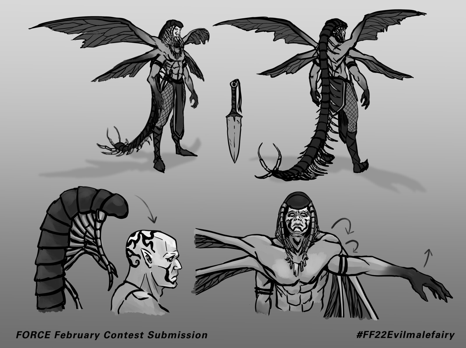 Ken3D - FORCE February Weekly Character Design Challenge Submissions