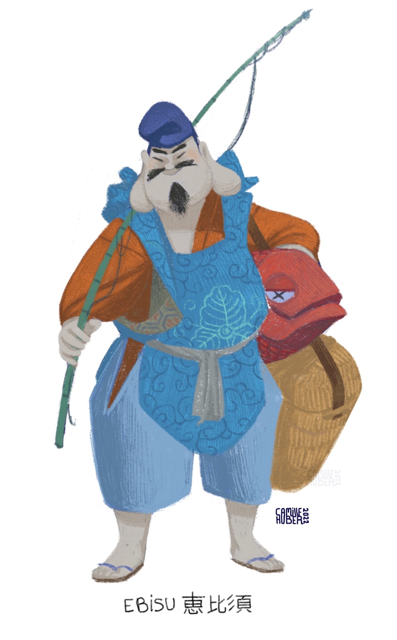 camille huber - EBISU (or Hiruko) God - 恵比須
