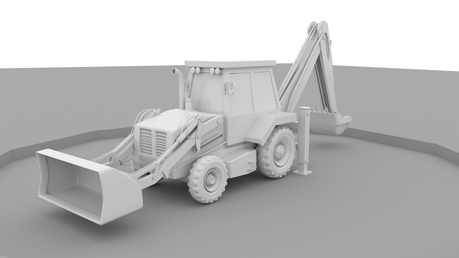 ArtStation - 3D Model JCB