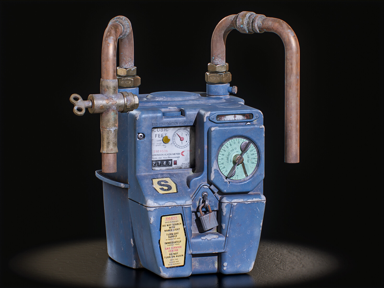 ArtStation - Gas meter