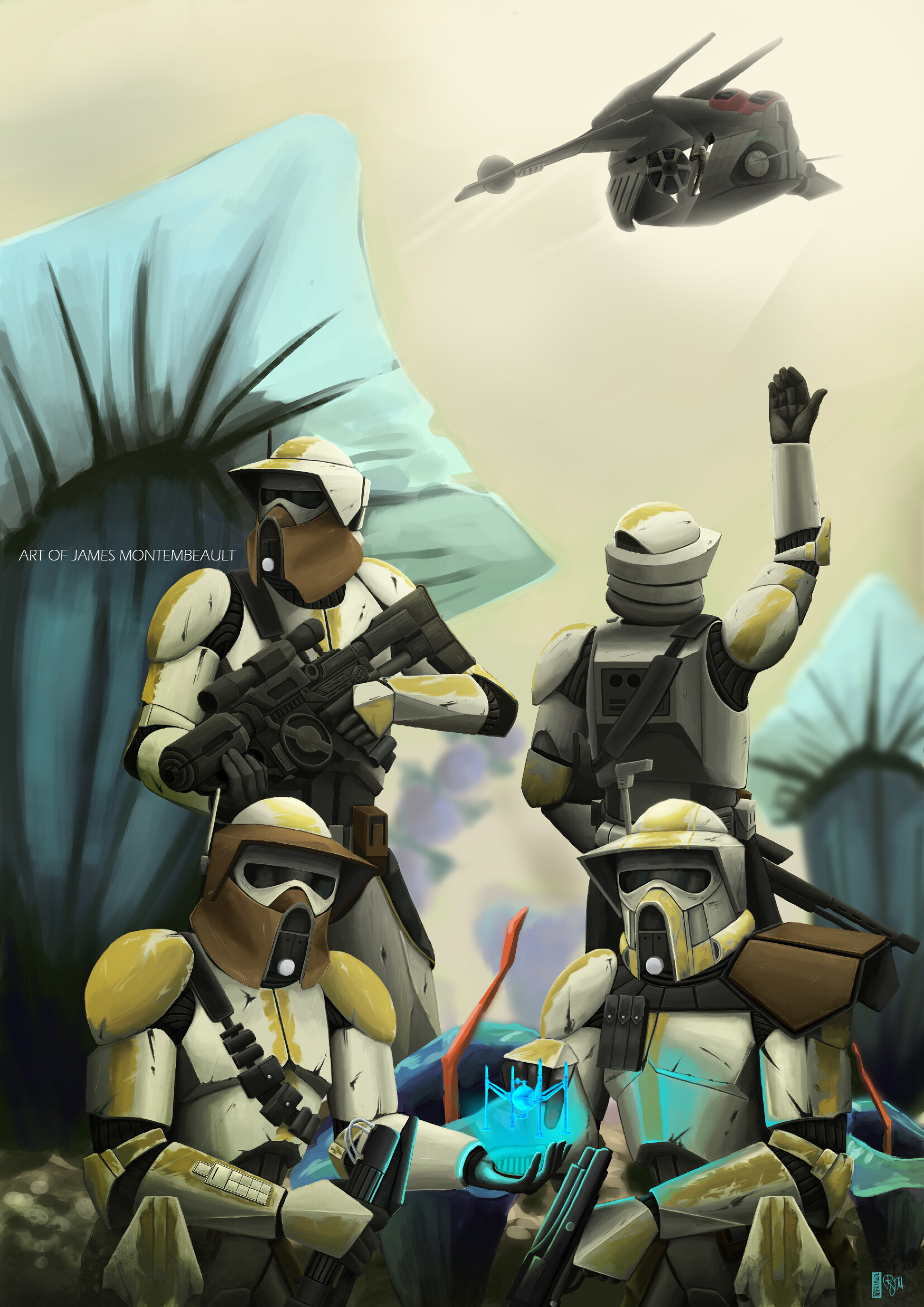 ArtStation - Talon Squad Commission by James Montembeault