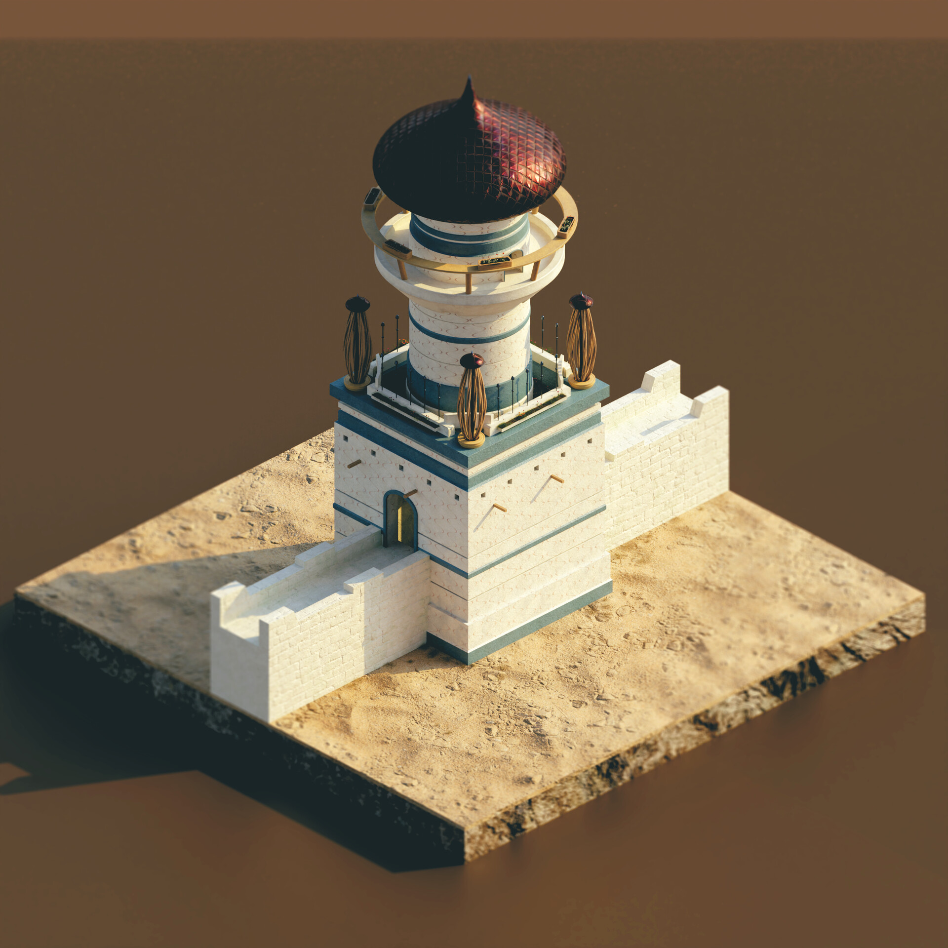 Roman Pavlovski - Tower in the Desert
