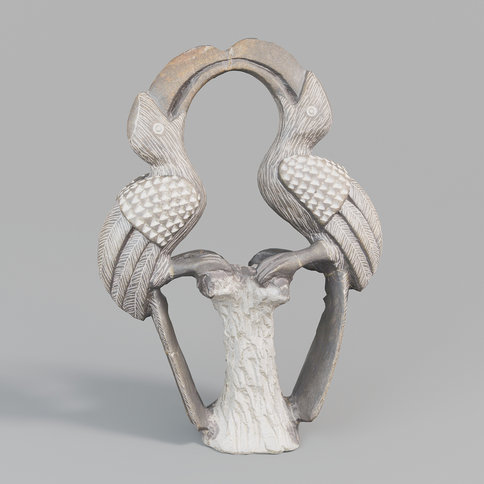 ArtStation - Birds stone figure