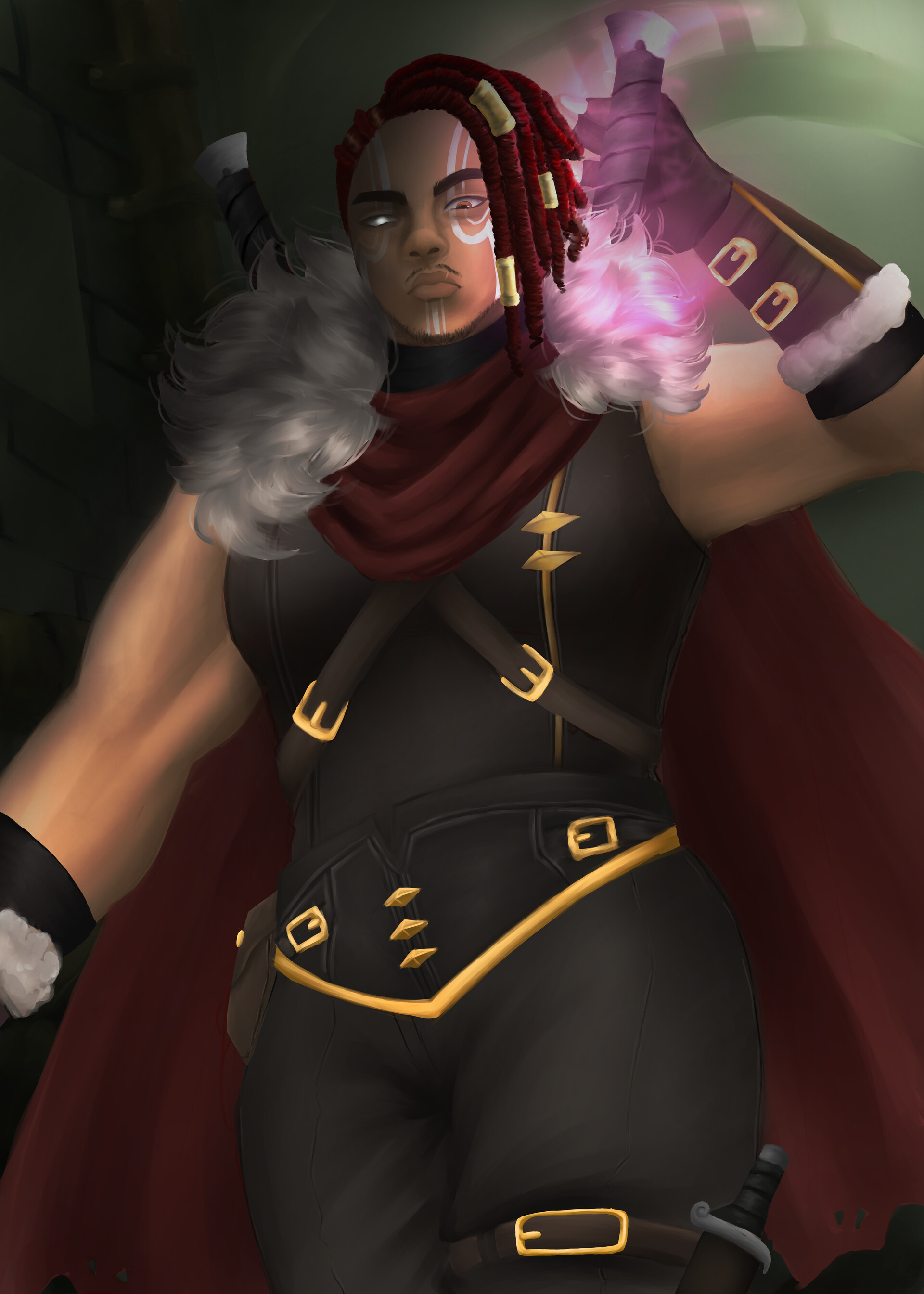 ArtStation - Magnus, the bounty hunter of Zaun.