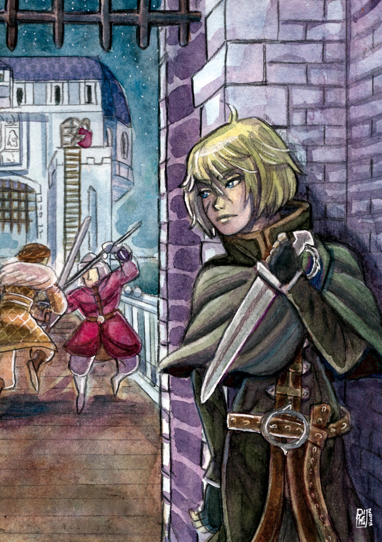 ArtStation - Triangle Strategy -ill for a contest