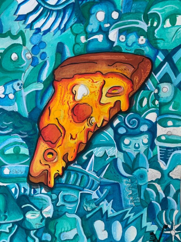 ArtStation - Pineapple on pizza.