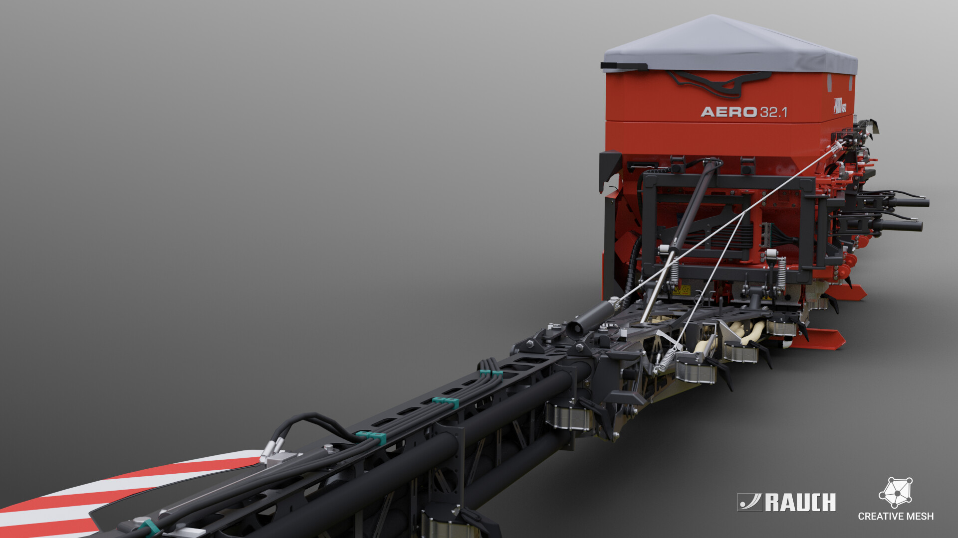 Vincent Laatz - Rauch AERO 32.1 pneumatic fertilizer spreader