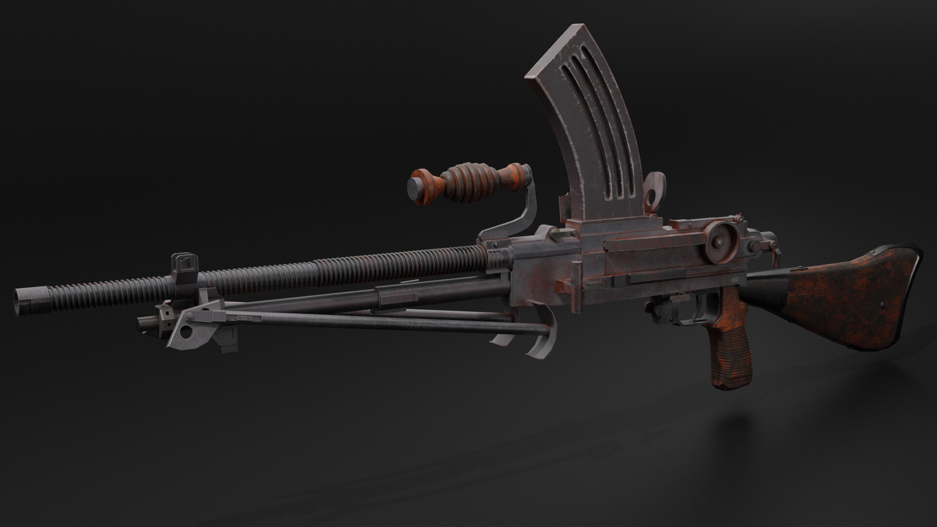 ArtStation - The Type 99 LMG