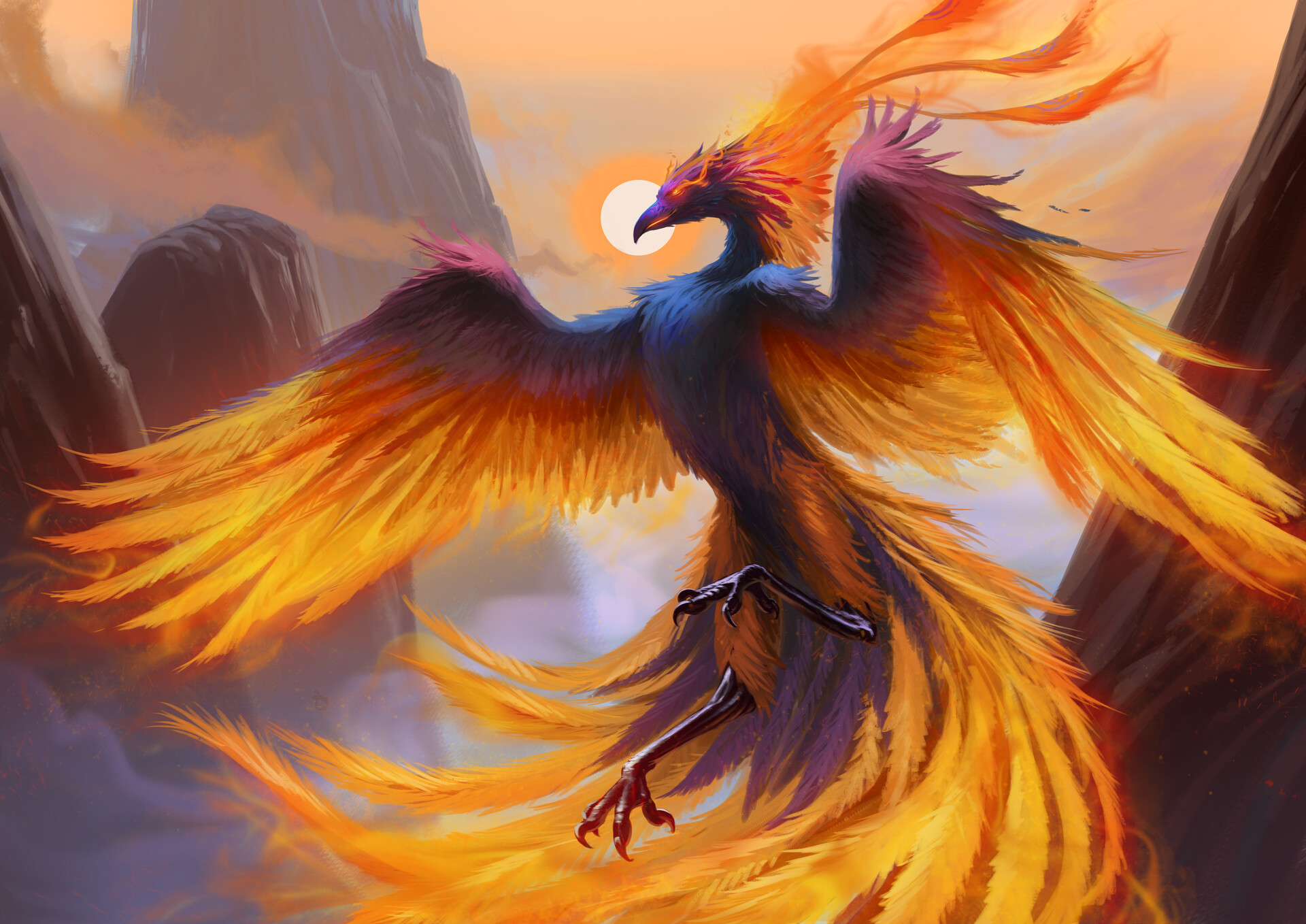 Tolga Ceran - Phoneix Illustration