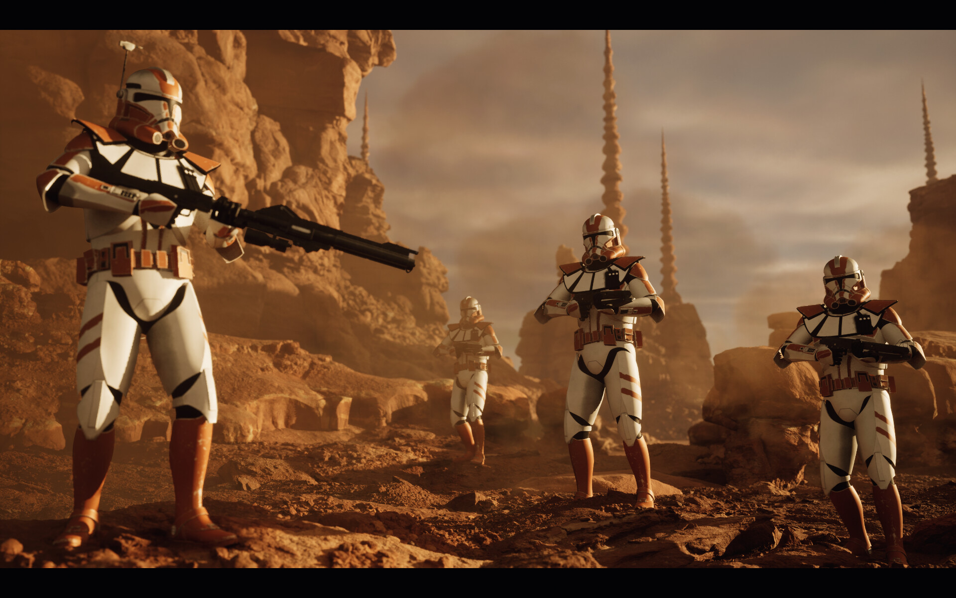 Clone Wars Battle Scenes