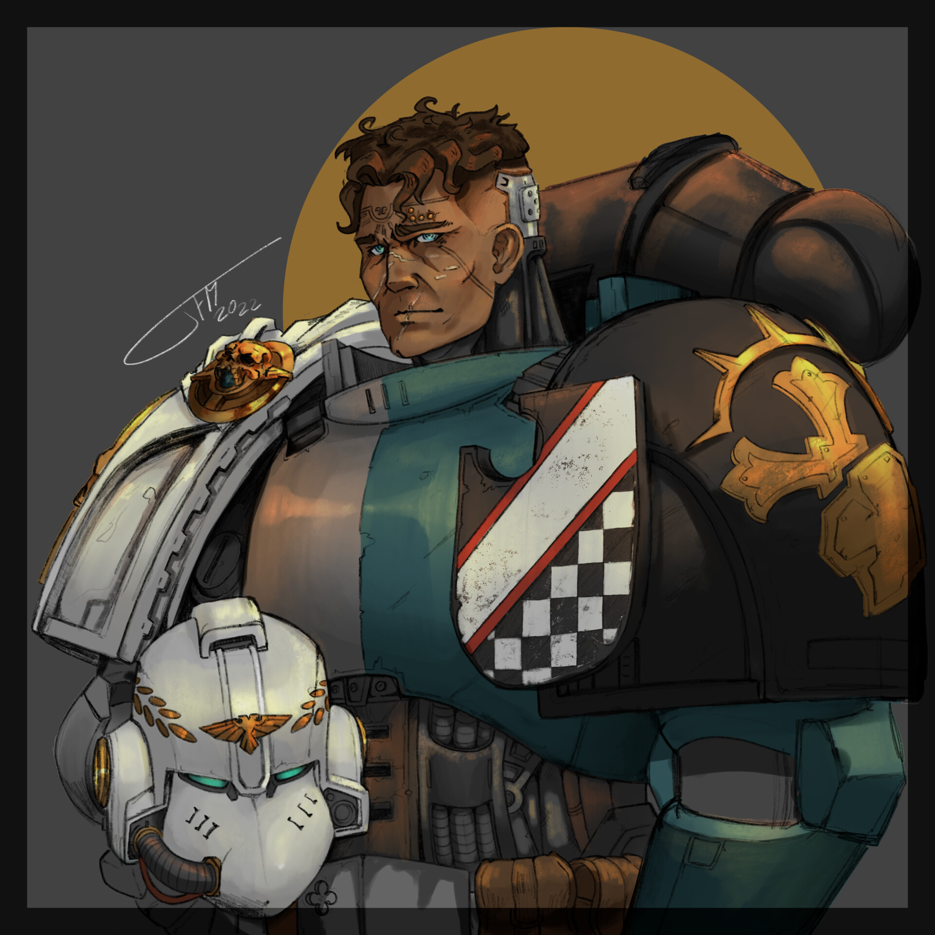 ArtStation - Stone Warden captain