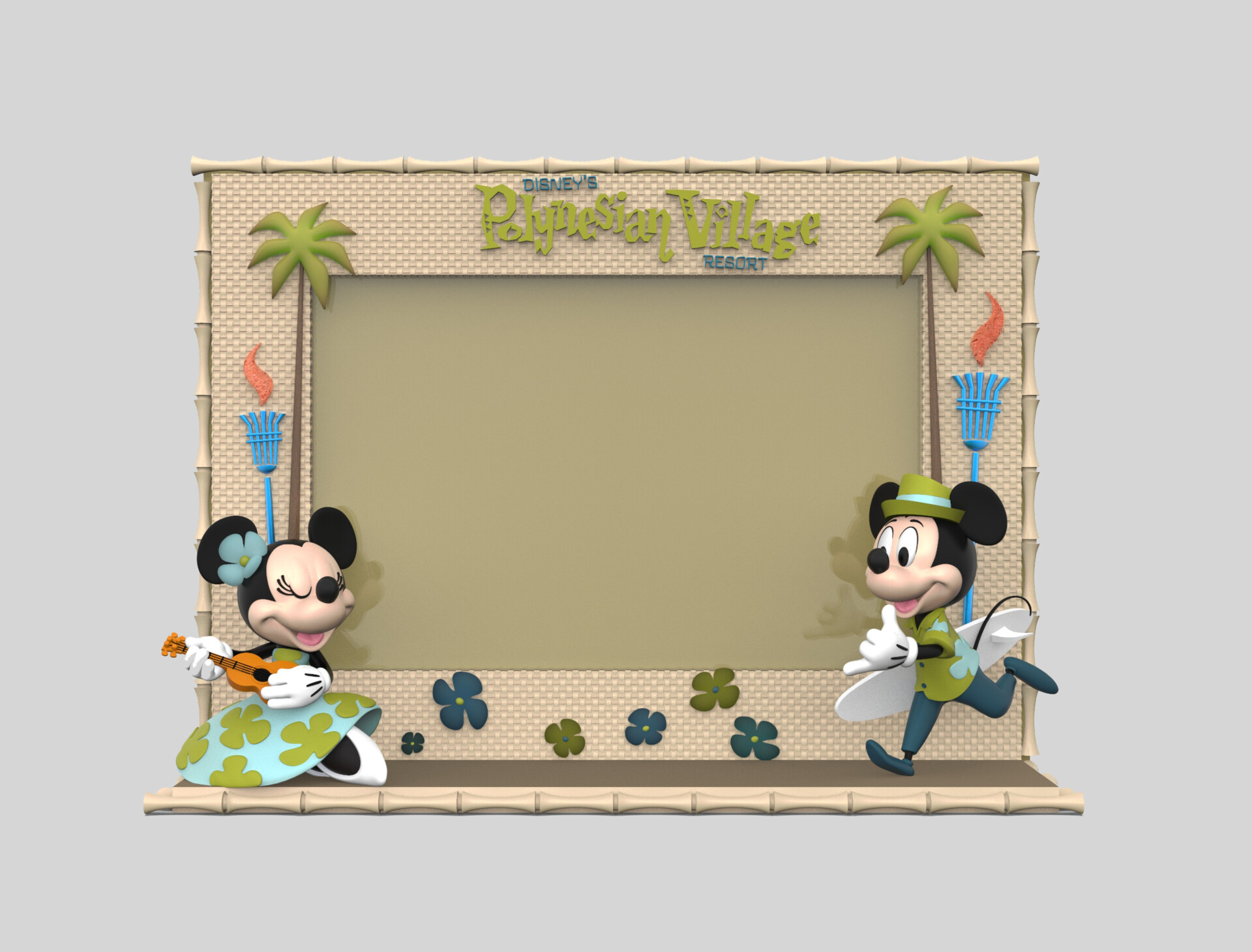 ArtStation - Polynesian Village Frame