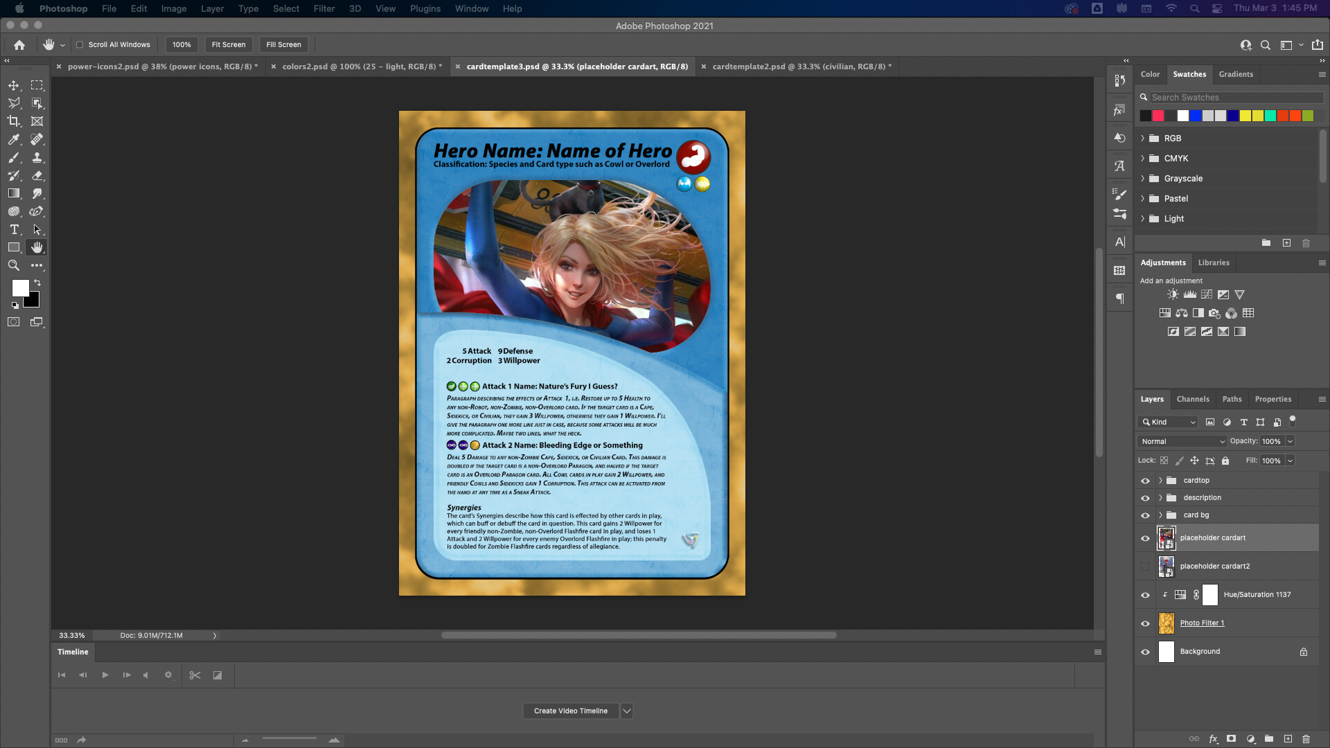 ArtStation - Collectible Card Design
