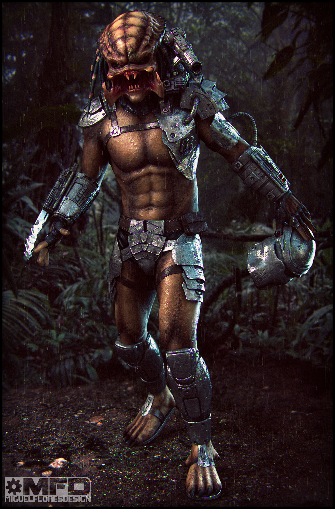 predator render deviantart