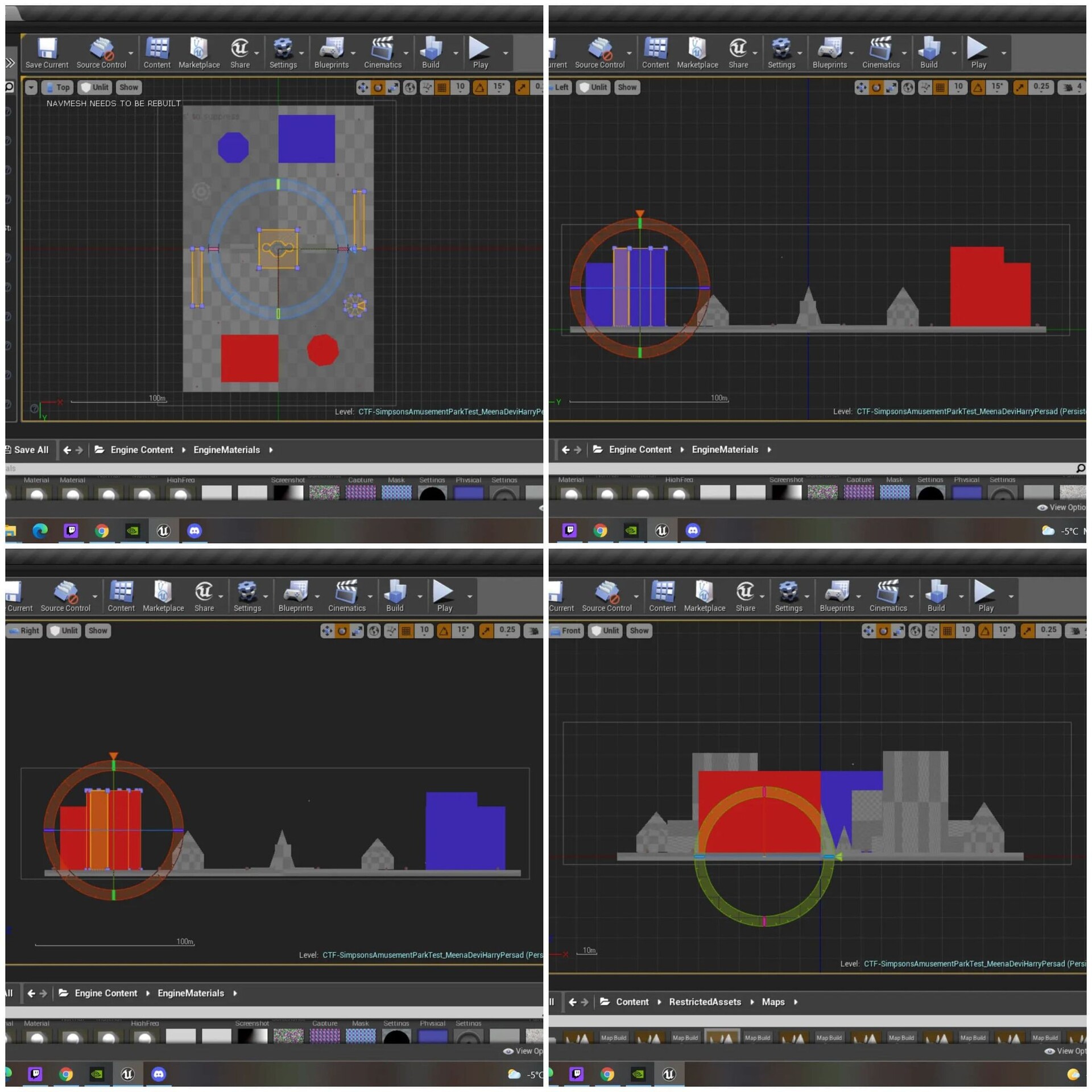 ArtStation - Unreal CTF Map (Perspective View)