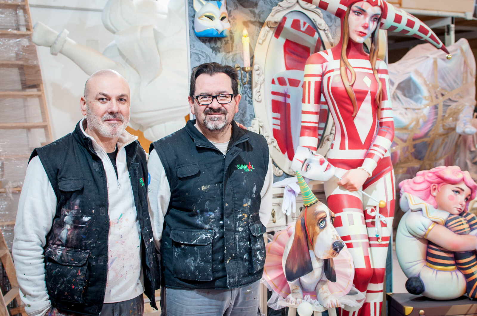 Moisés Ojeda - Exhibition group for Falla "Camí Nou", Alcira, 2022