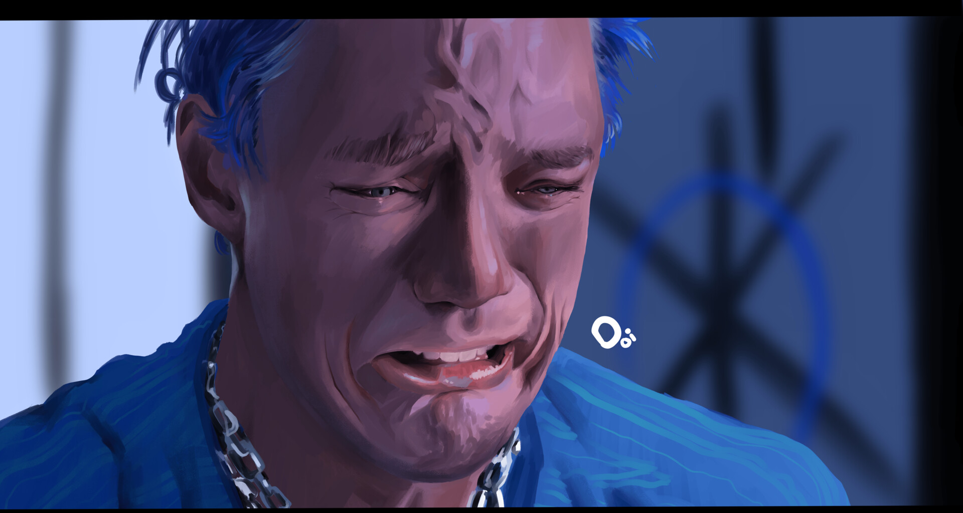 ArtStation - Crying Steve-o from SLC punk 1997 painting, November 2021