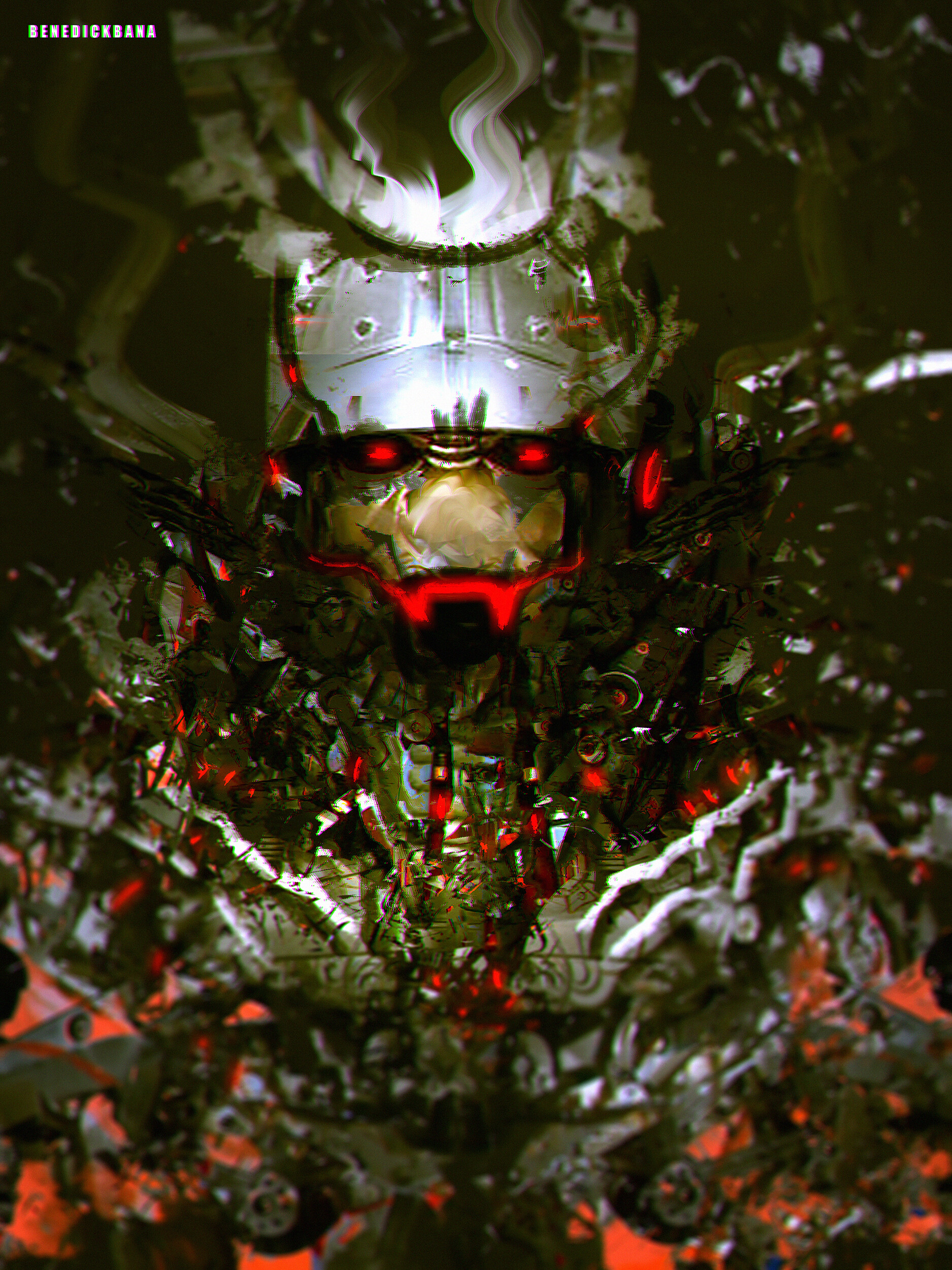 ArtStation - Speedpaint Photobash Samurai