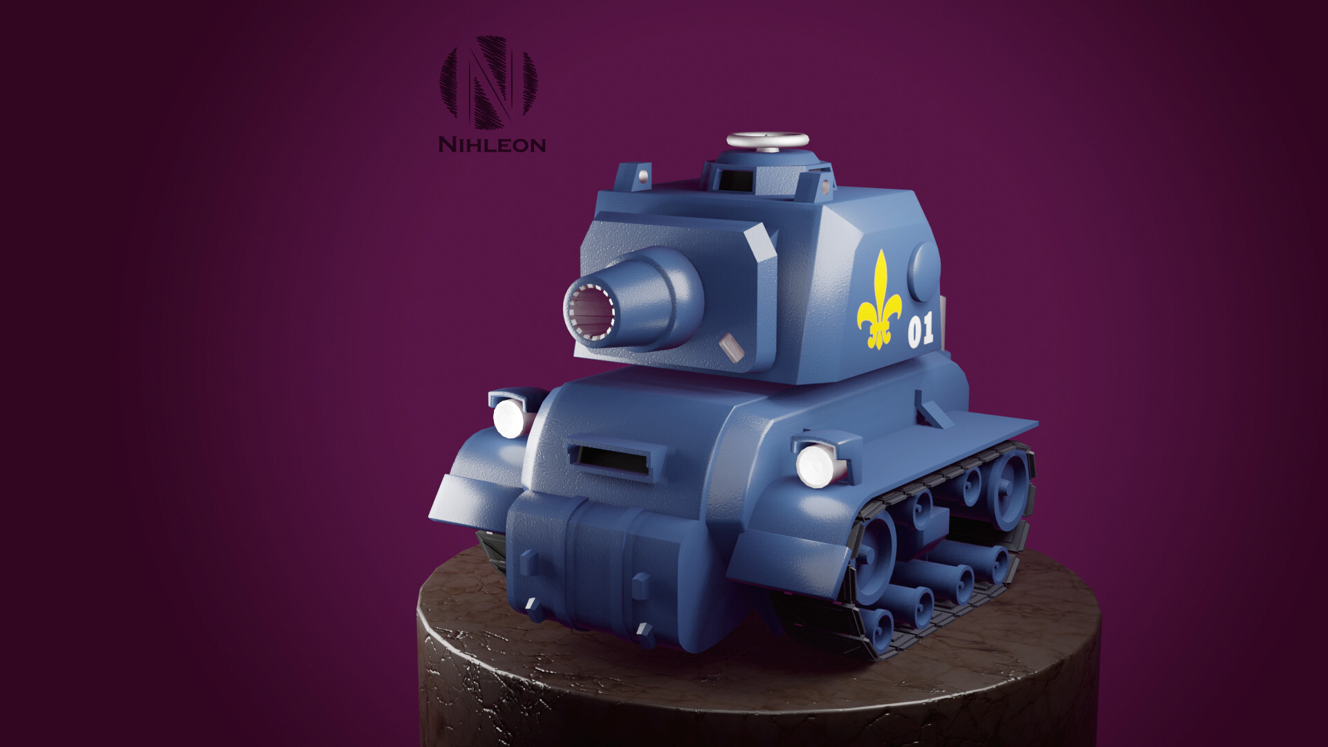ArtStation - Chibi Tank
