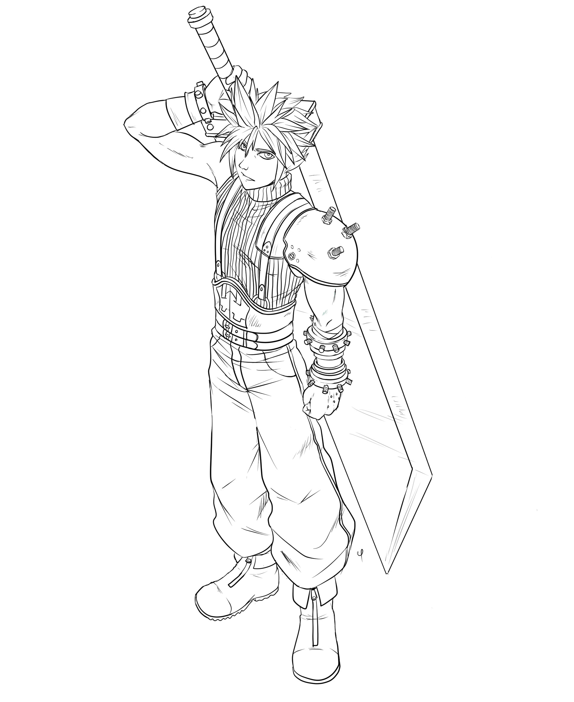 ArtStation - Cloud Strife