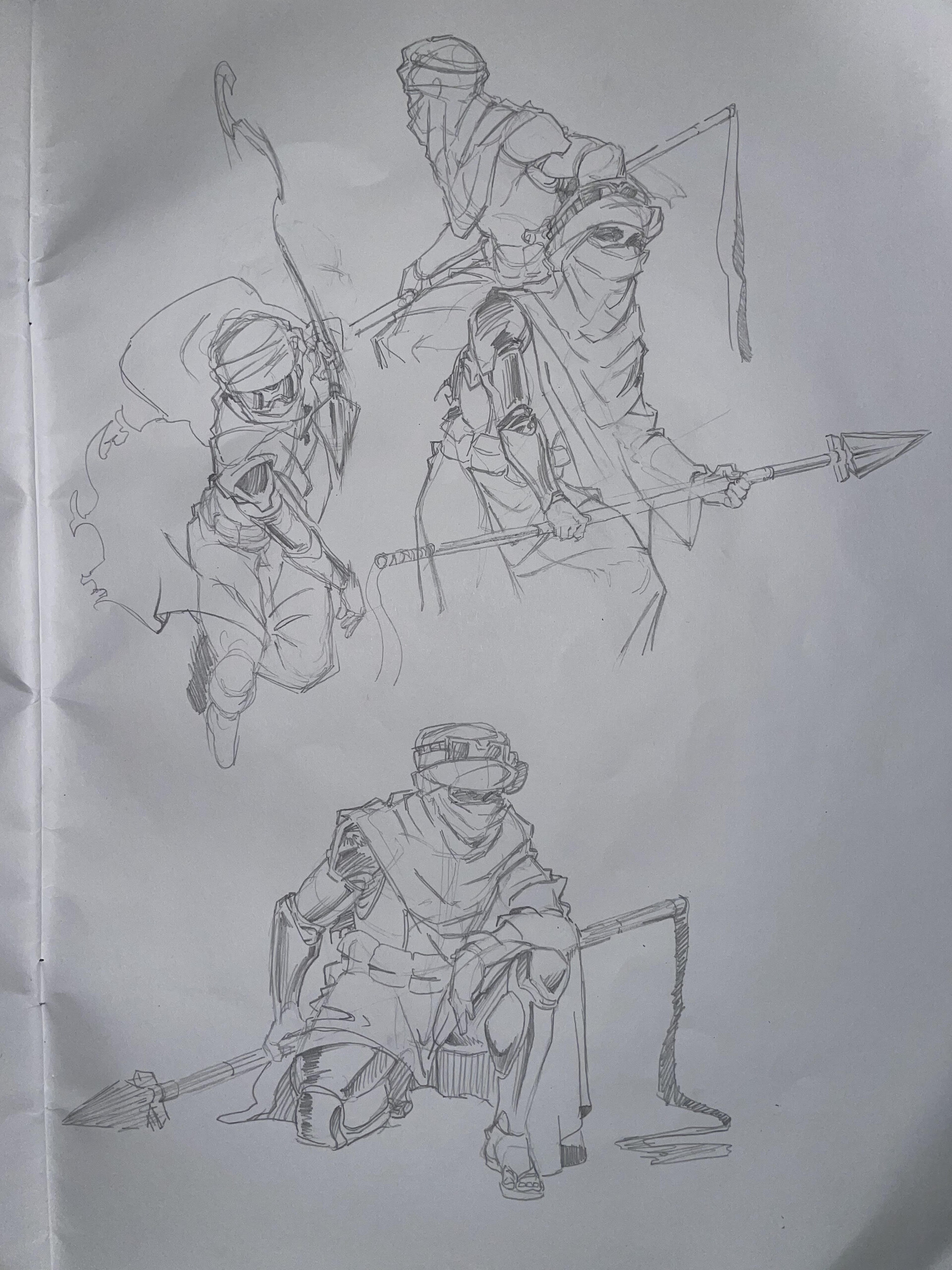 ArtStation - Hunter_sketches