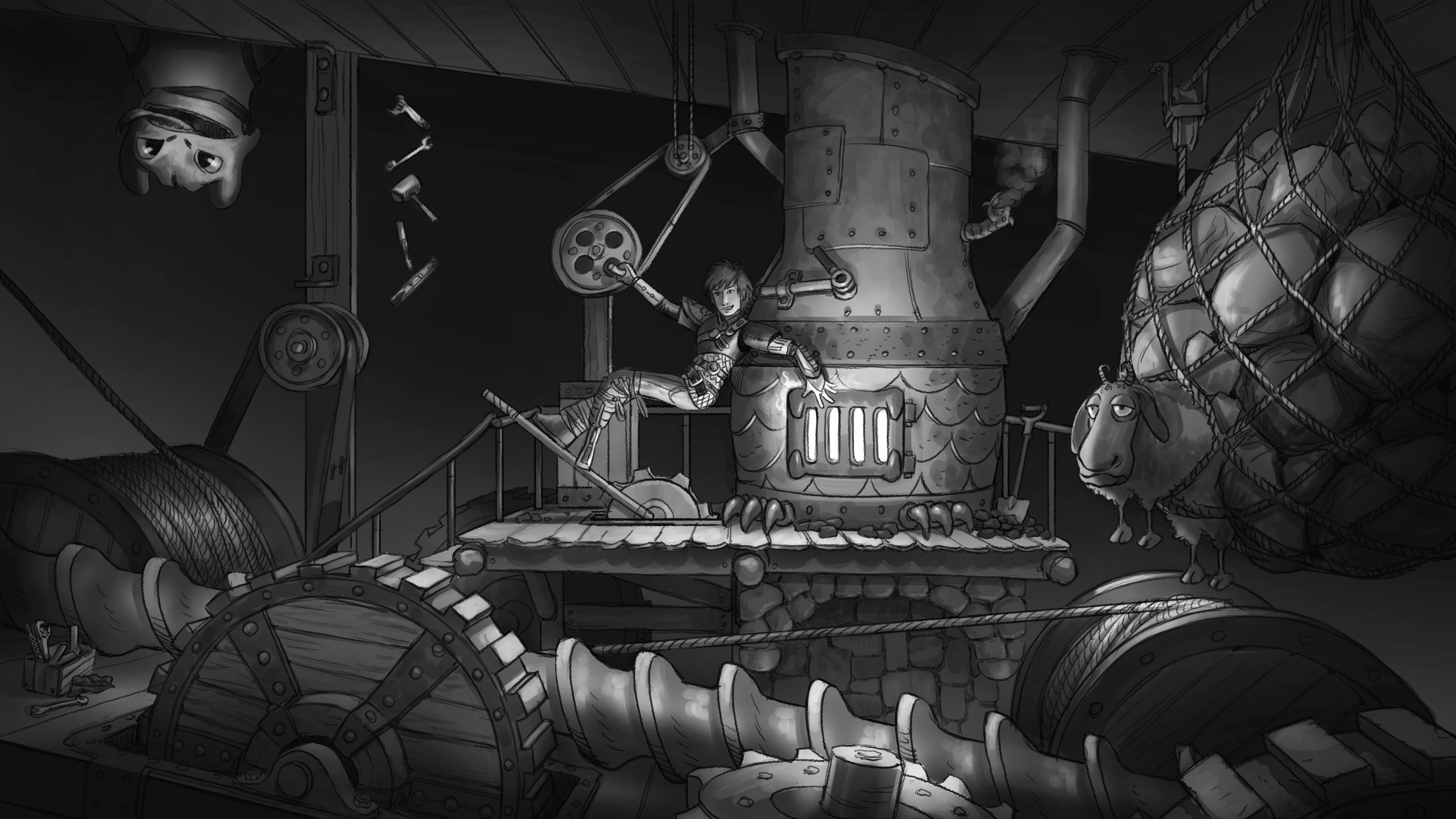 Luc Steadman - Dragon Gliders Attraction Design