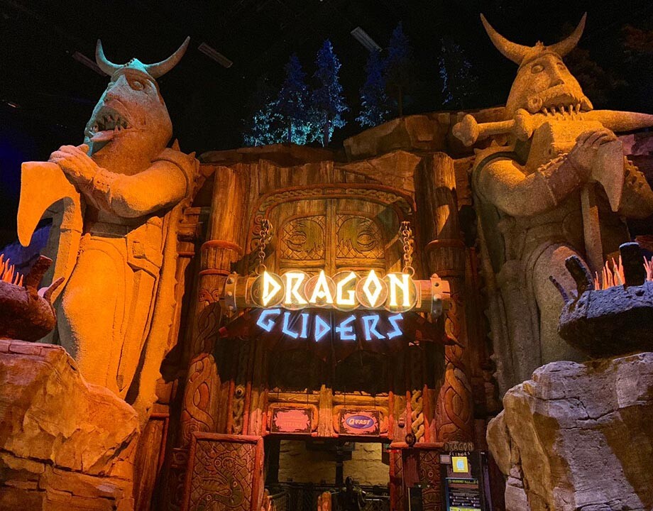 Luc Steadman - Dragon Gliders Attraction Design