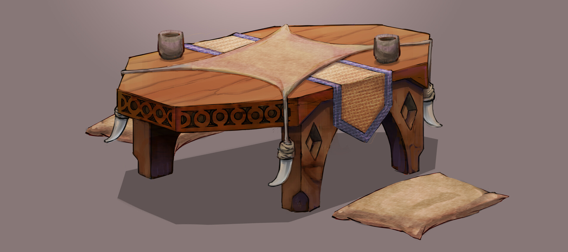ArtStation - Tea Table Concept
