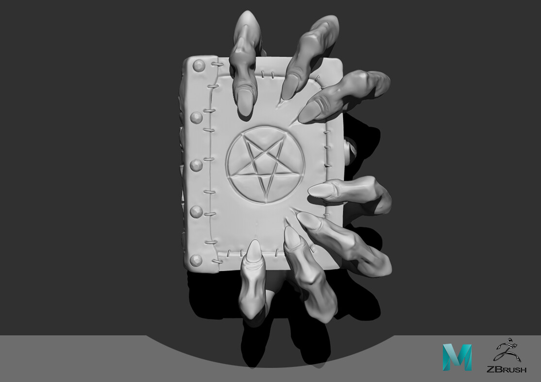 ArtStation - Cursed Spellbook