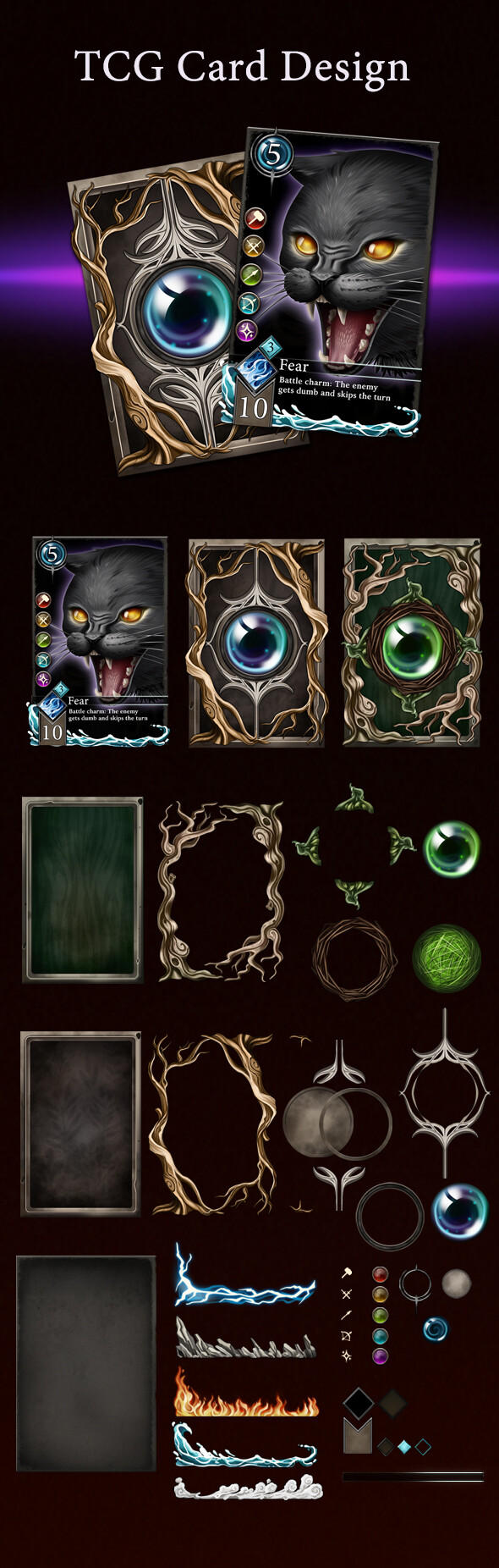 ArtStation - TCG Card Design