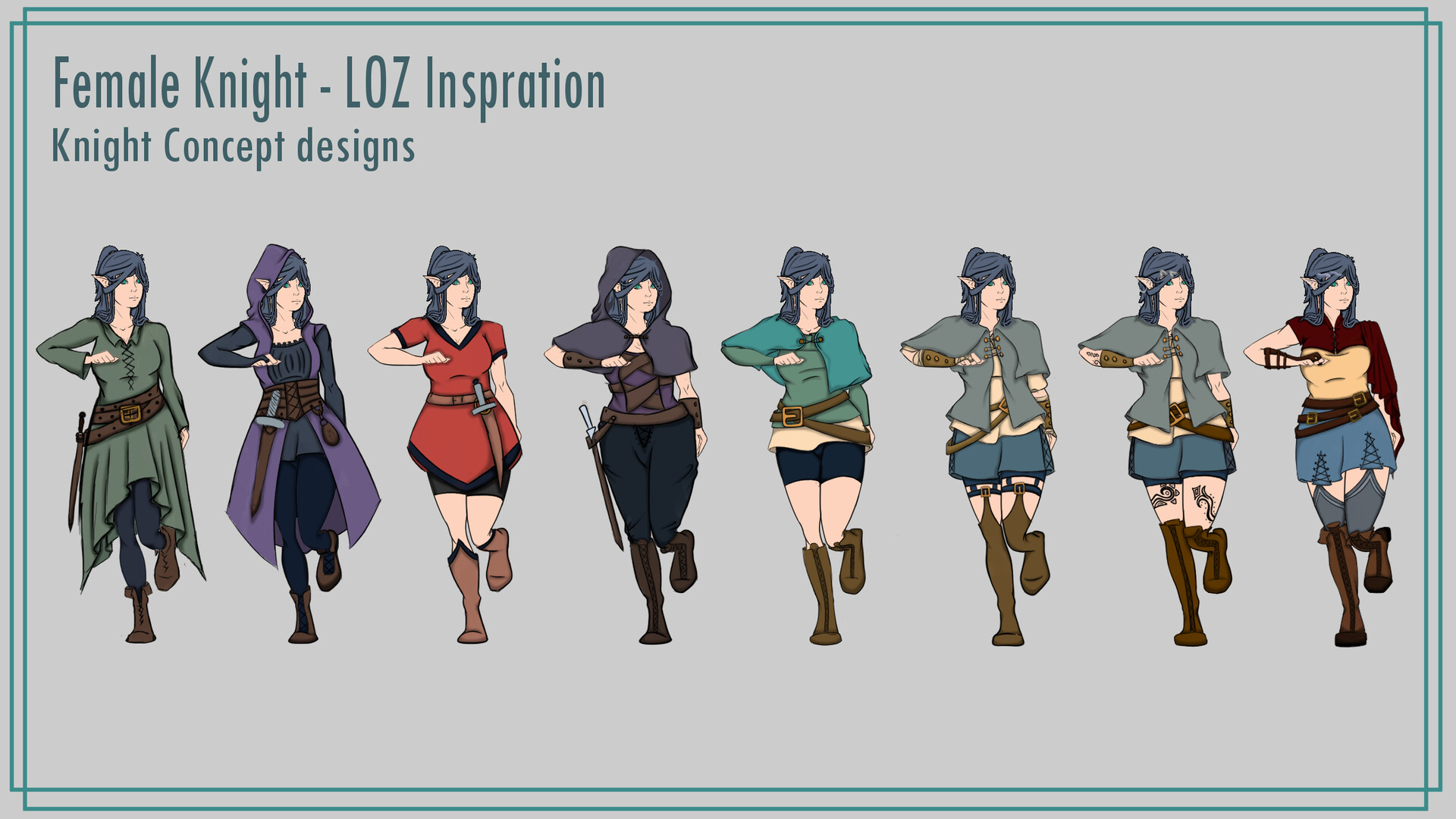 ArtStation - Female knight