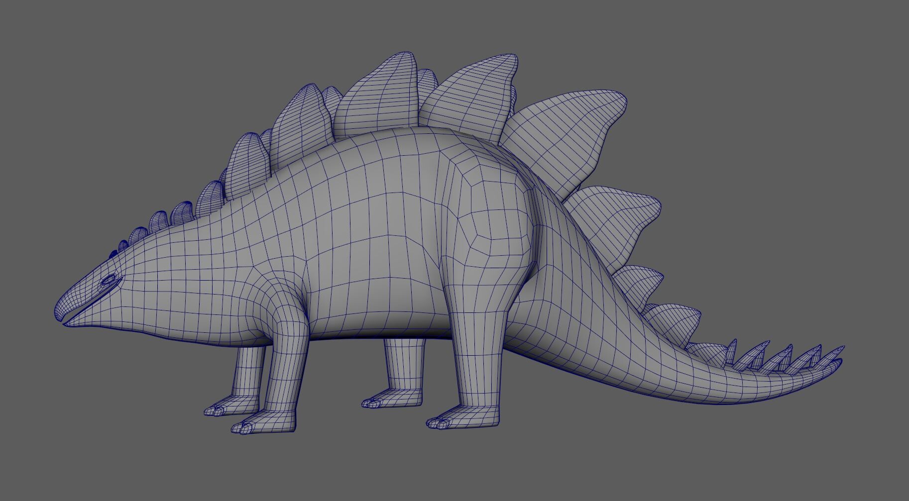 Robert Rigsby - Realistic Render of Retro Stegosaurus