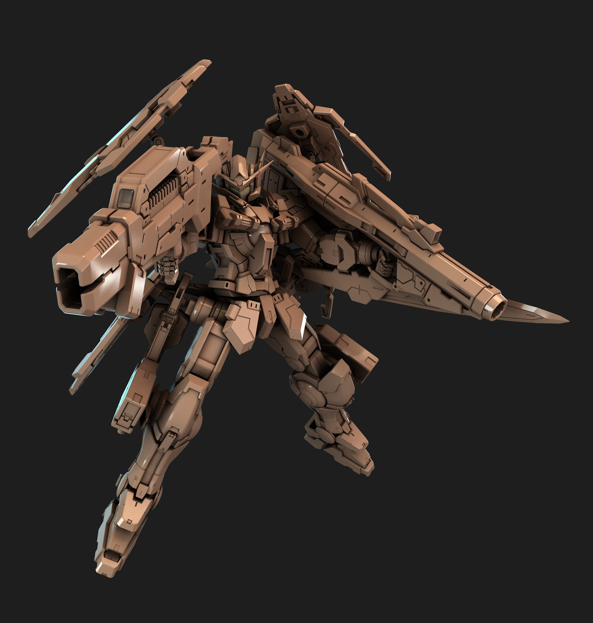 ArtStation - GNY-001F GUNDAM ASTRAEA TYPE-F WIP02
