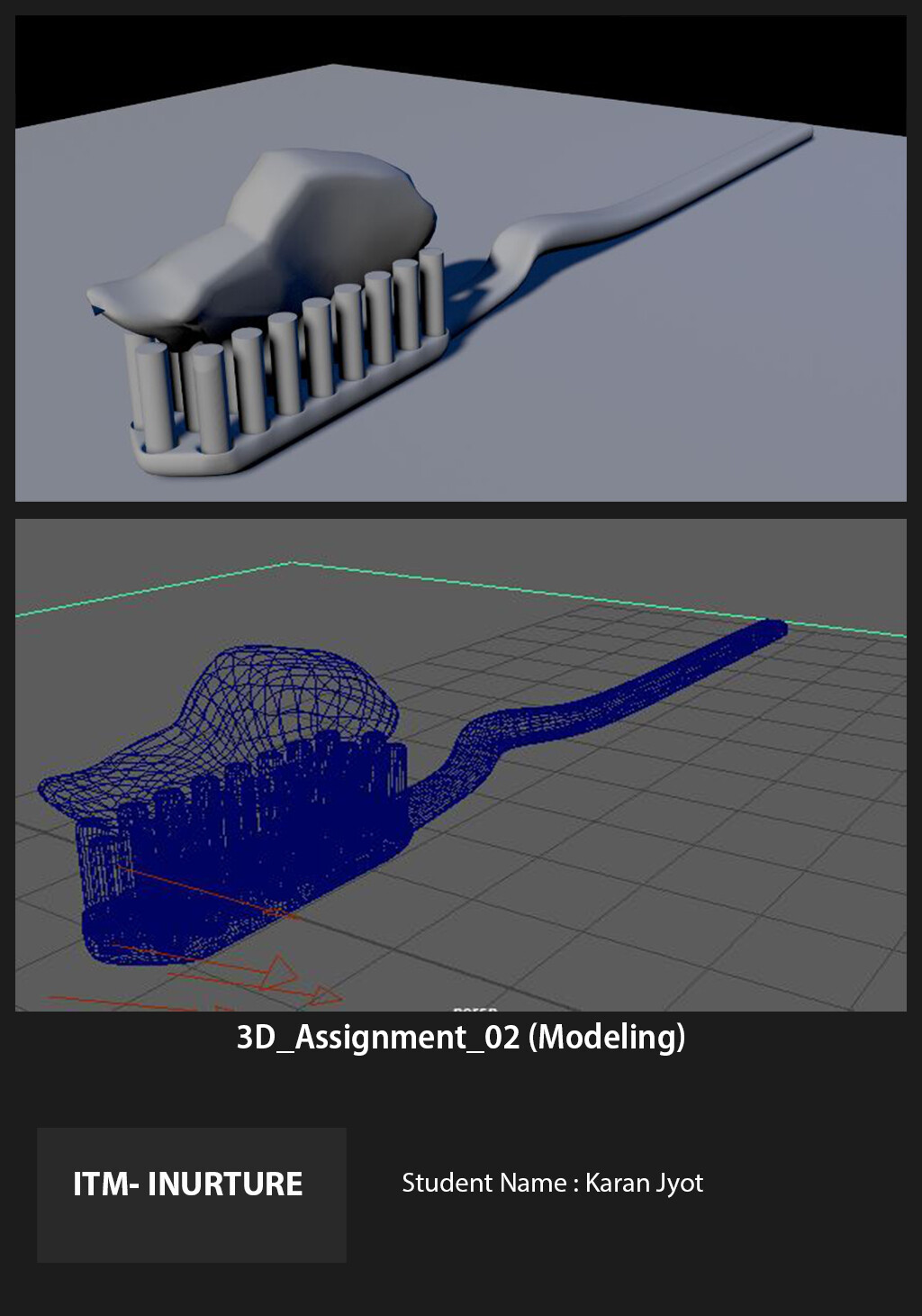 ArtStation - toothbrush