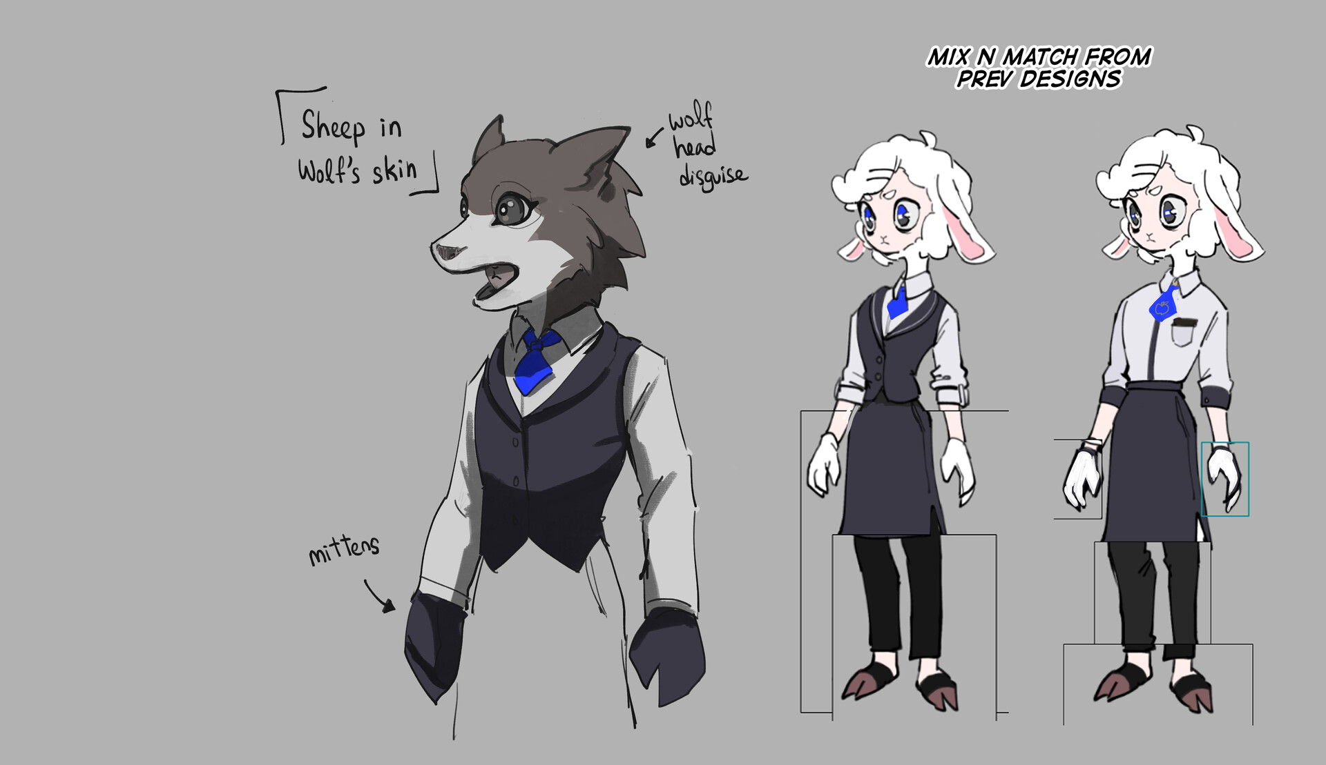 Ng Jing Wen - Binary Beasts (Character Design)