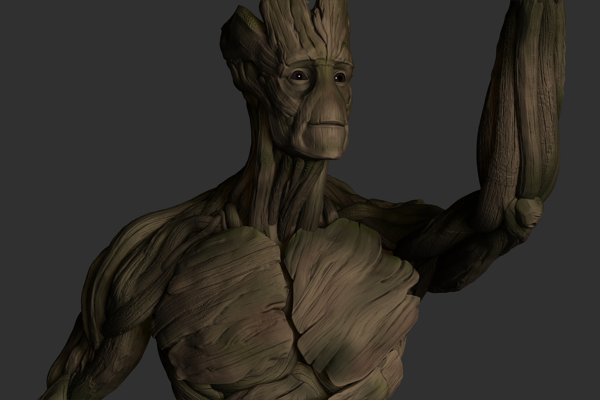 ArtStation - Groot Fan art