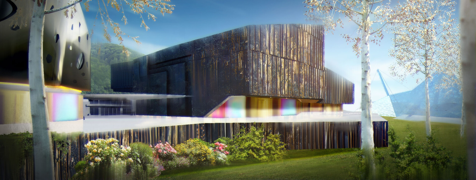 ArtStation - Building Design for Theme Park in China.