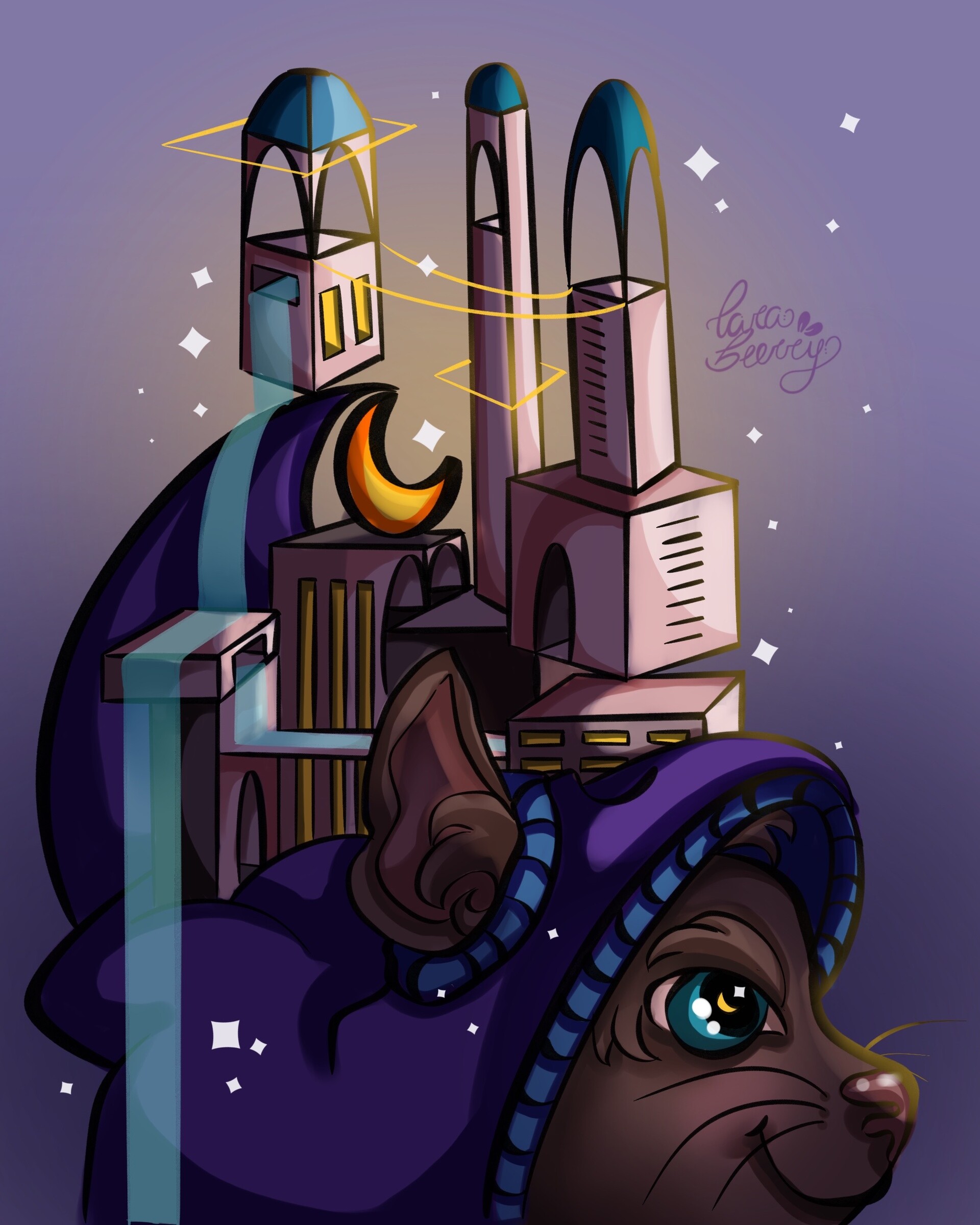 ArtStation - Magic Planet Cat