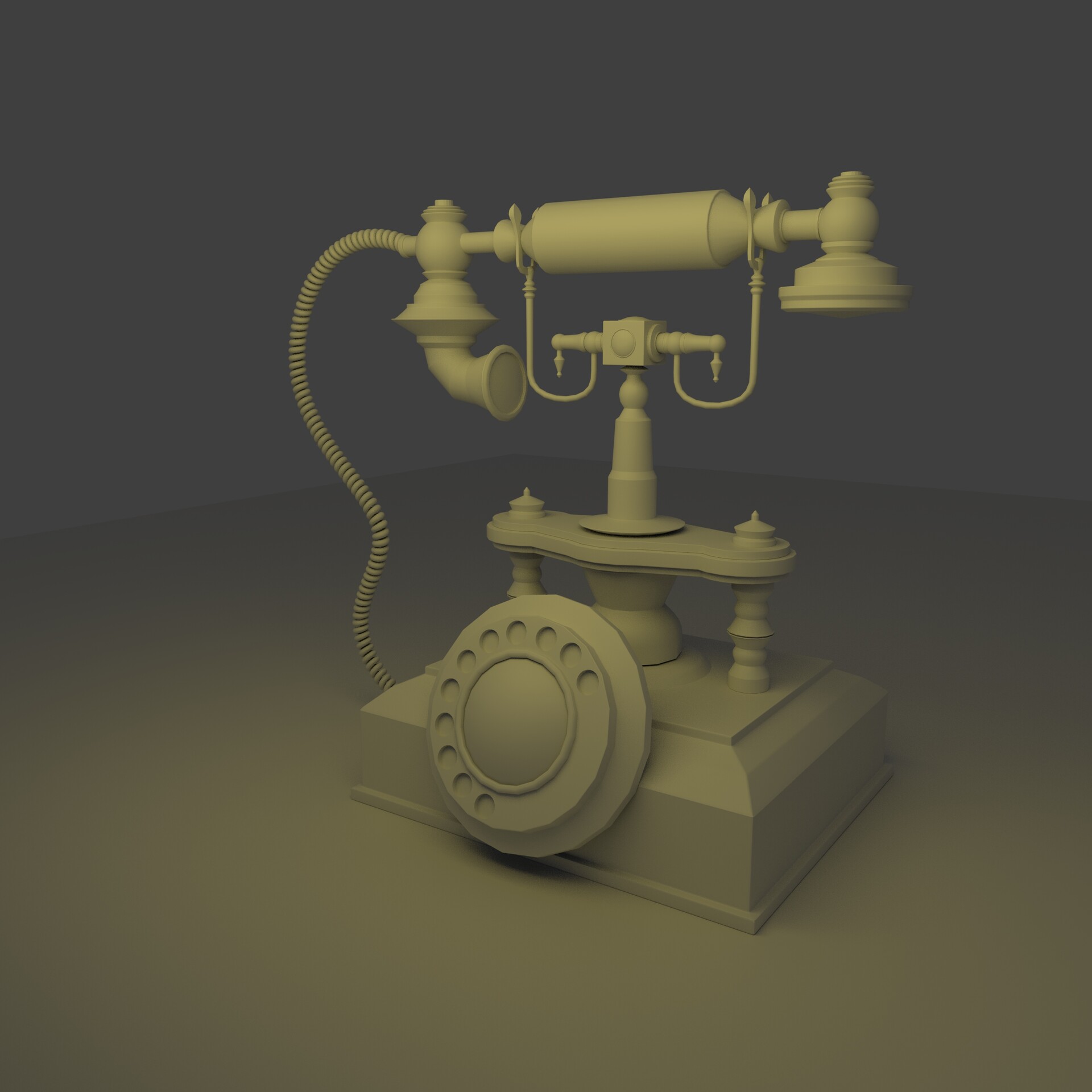 ArtStation - VINTAGE TELEPHONE