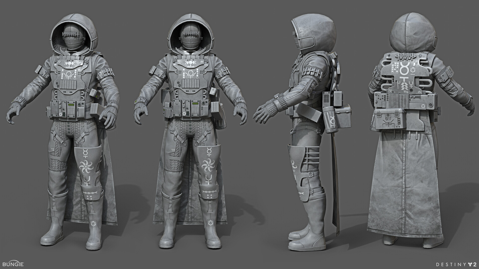 Allan Lee - Destiny 2 The Witch Queen: Hunter Veritas armor set