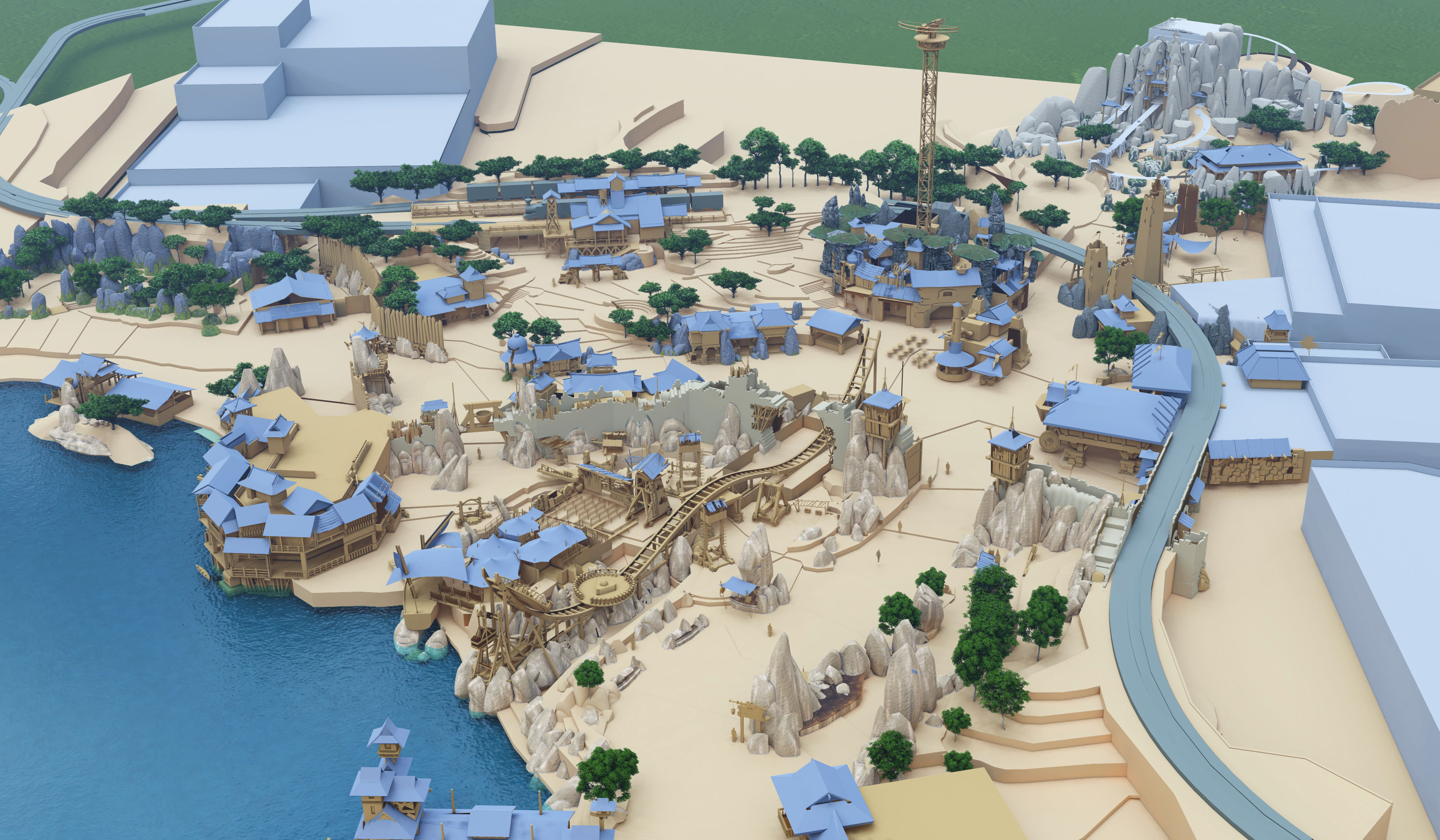 Luc Steadman - Monkey King Theme Park Land