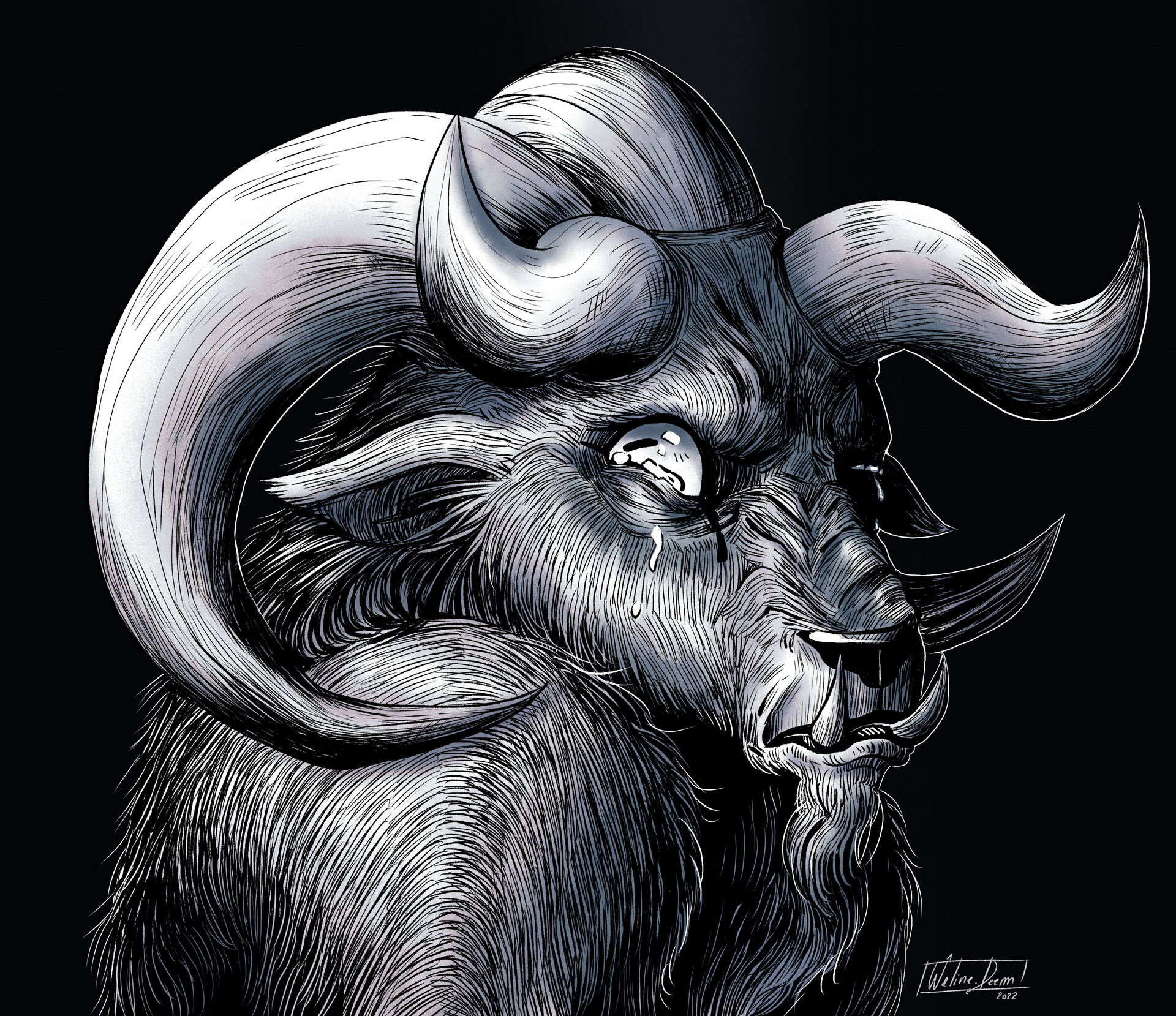 ArtStation - Sad Demon