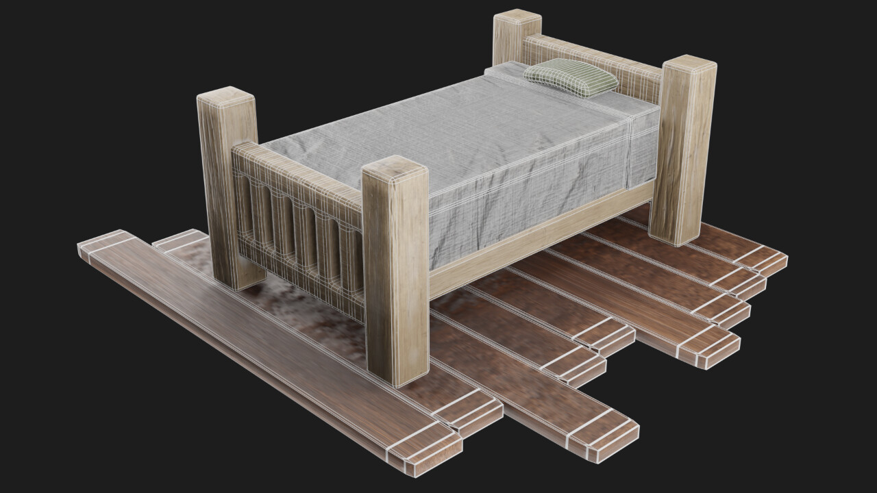 Jen S Abbott - Stylized Bed